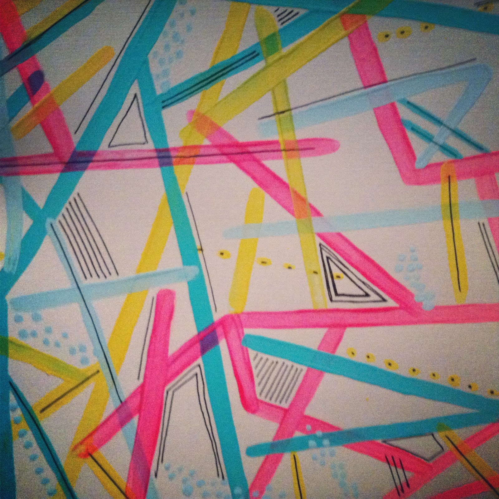 art actually: diy abstract gift tags.